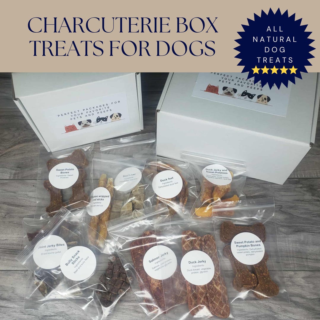 Custom Dog Charcuterie Treat Box, Barkuterie Box of Treats for Dogs ...