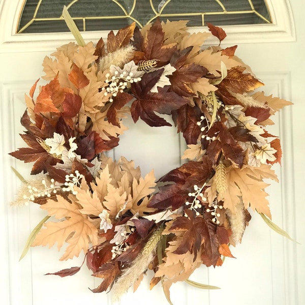 Tan Wreath - Etsy