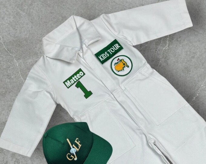 Personalized Golf Caddy Outfit for Kids - Baby Golf Masters 1st ...