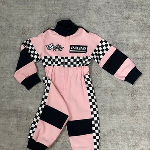 Pink and Multi-color Option Racing Suit Custom Personalized Unisex ...