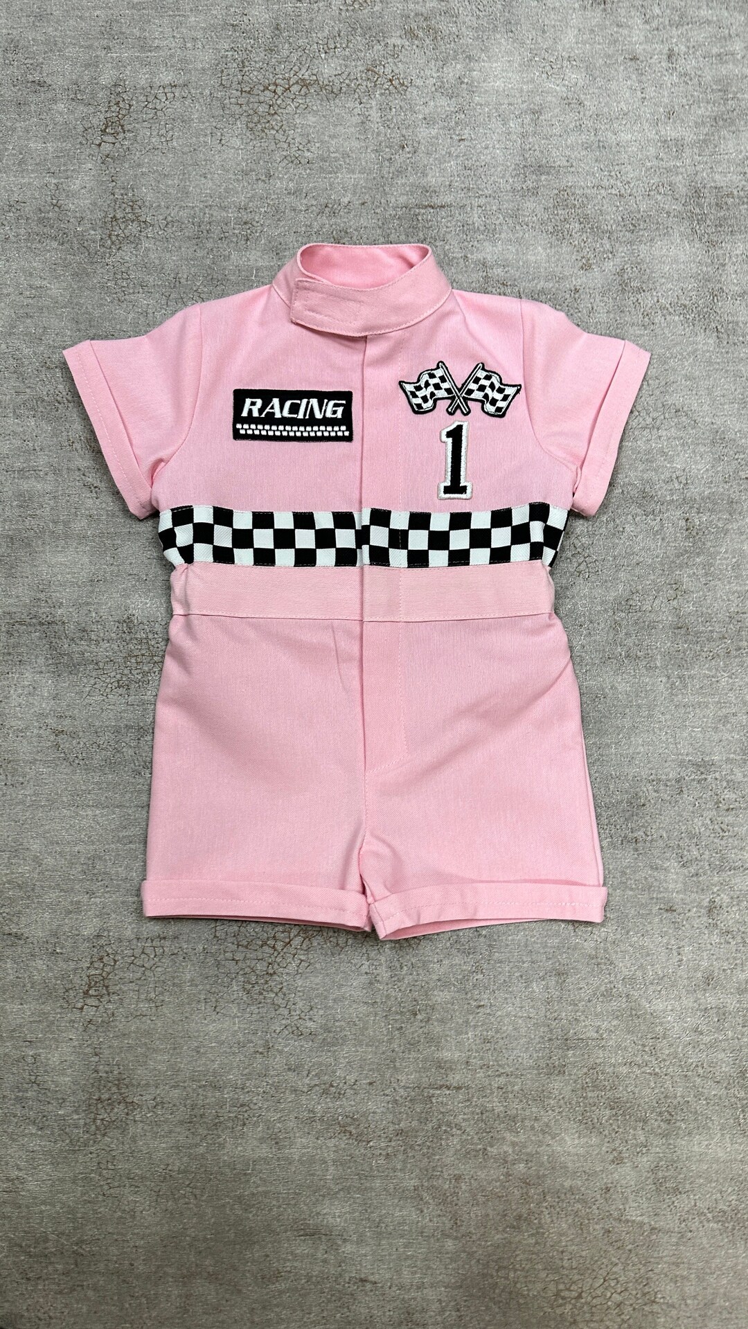 Light Pink Custom Personalized Unisex Racing Suit for 1st - Etsy