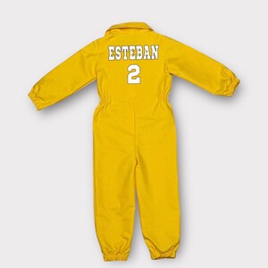 Yellow Space Commander Costume – Custom NASA Astronaut Suit for Kids ...
