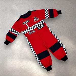 Personalized Race Car Costume - Toddler Racing Outfit - Halloween ...