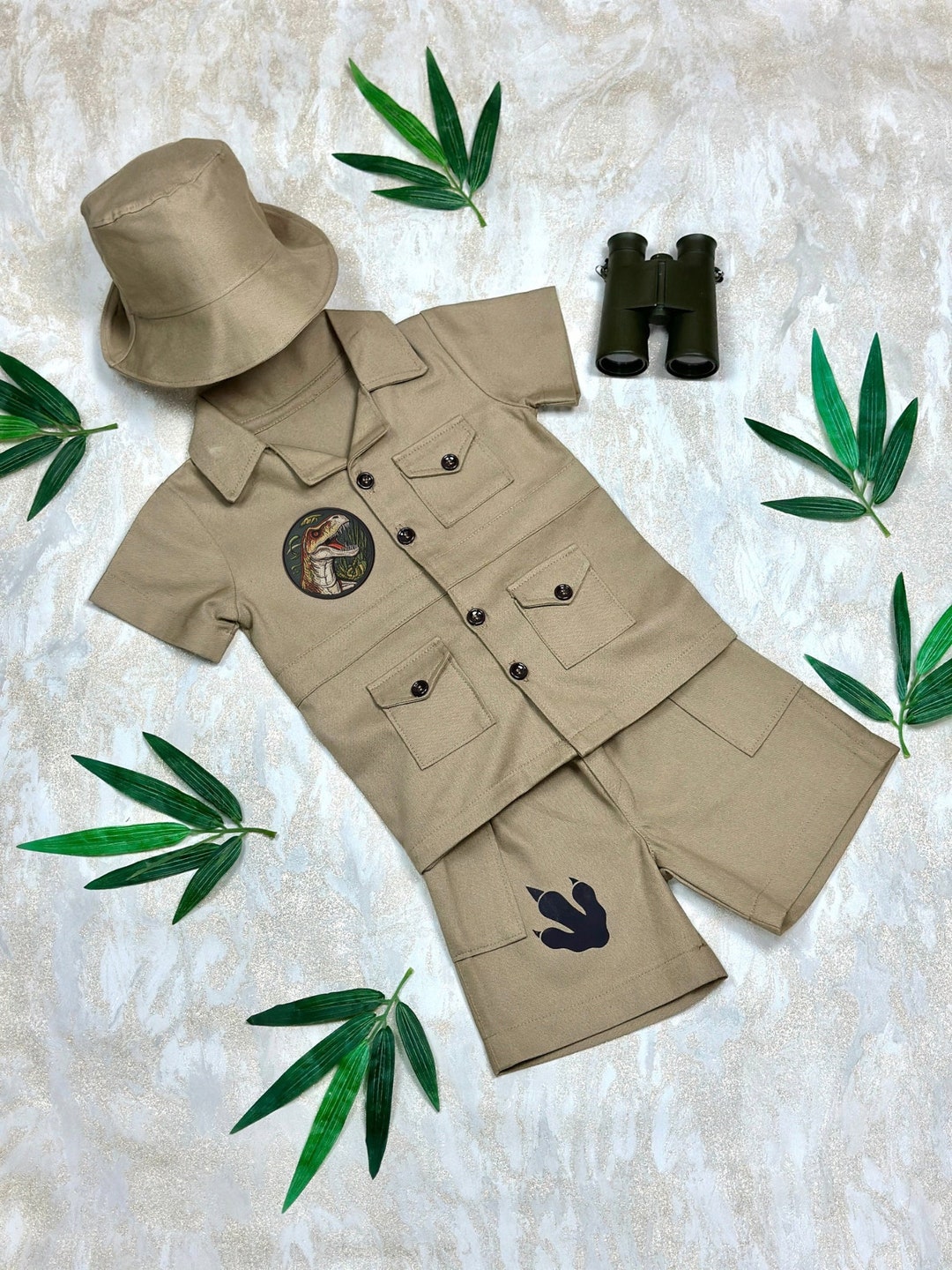 Fancy Dinosaur Safari Costume - Jungle Safari Outfit Dinosaur Jurrasic ...
