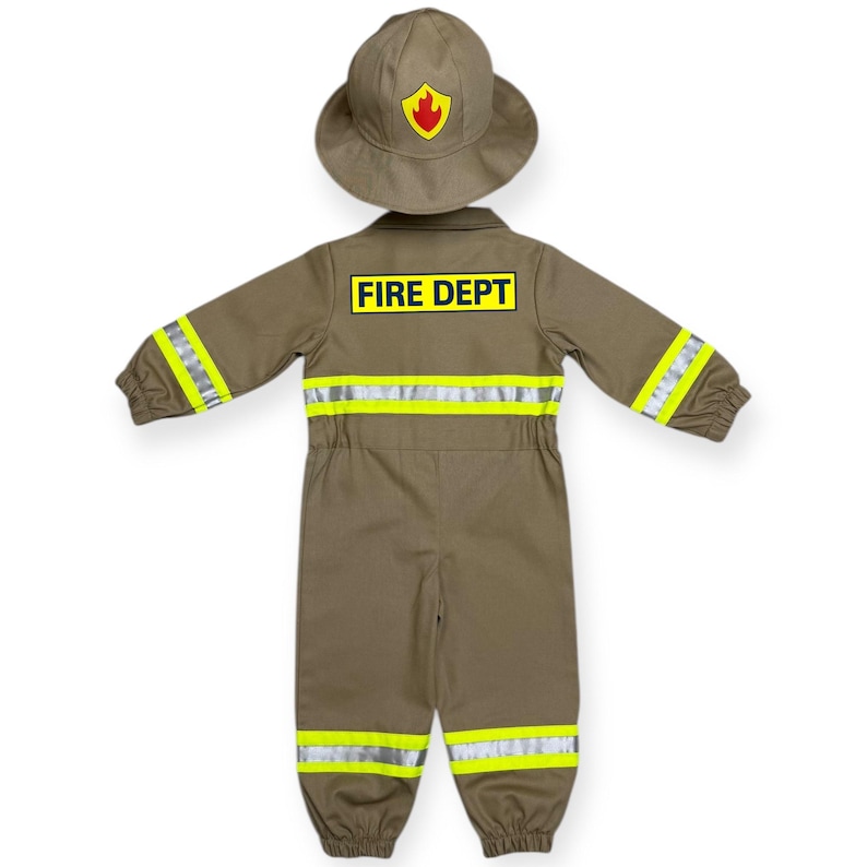Kids Firefighter Costume – Fireman Outfit & Hat – Halloween Birthday ...