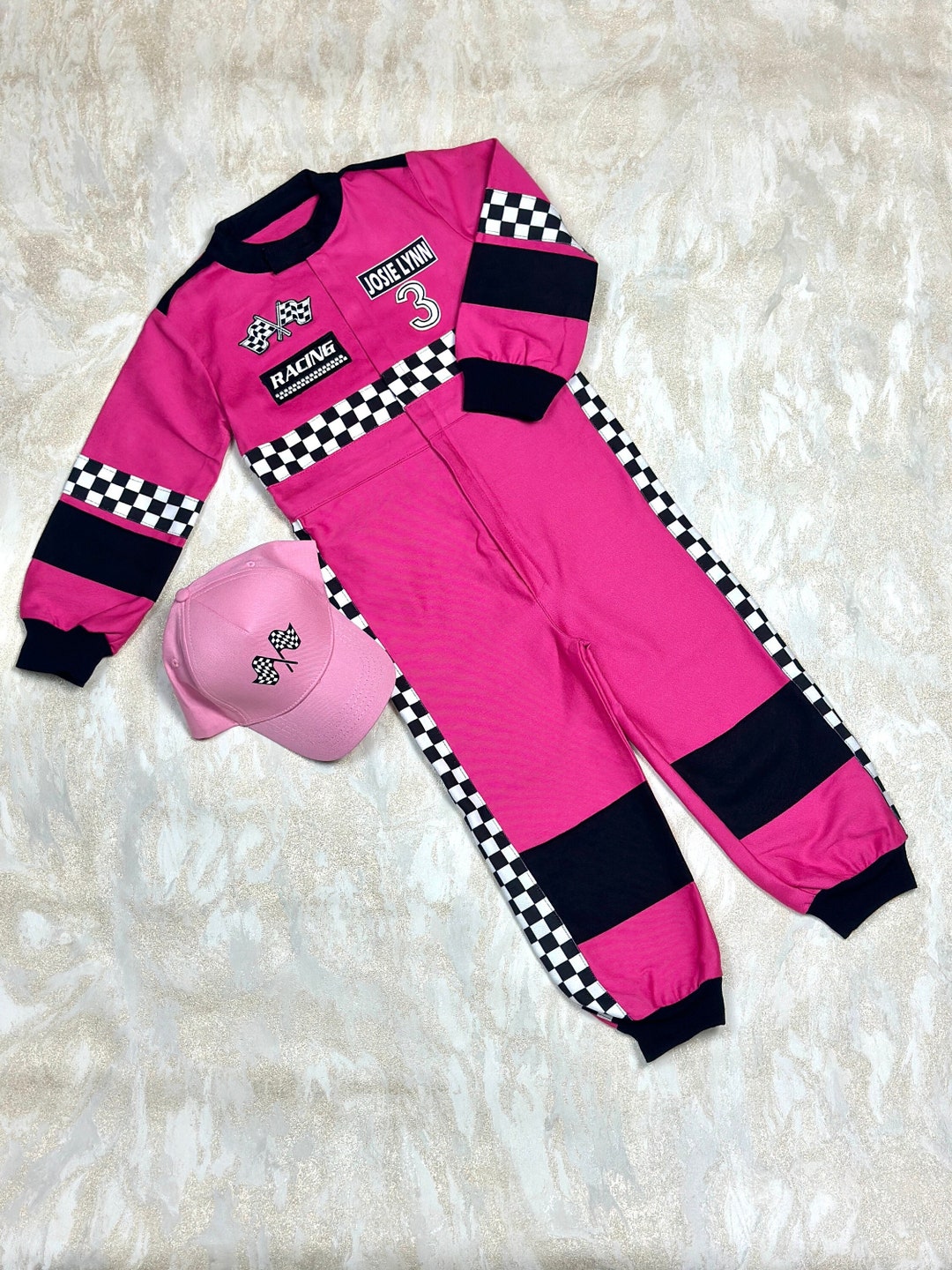 Hot Pink Racing Suit Custom Personalized Unisex Racing Suit for ...