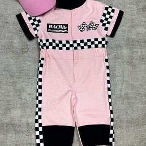 Pink Short Sleeve Custom Personalized Unisex Racing Suit for - Etsy