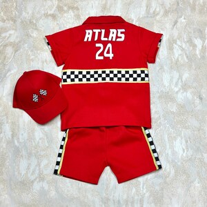 Personalized Racing Outfit Fast One Birthday Racing Suit Kids Racing ...