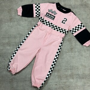 Pink Custom Personalized Halloween Unisex Racing Suit for Birthday Gift ...