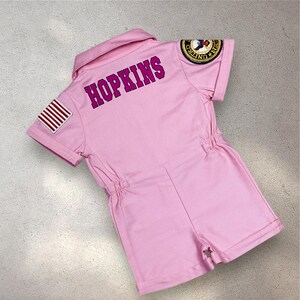 Personalized Pink Pilot Outfit for Girls - Kids Aviator Costume - Air ...