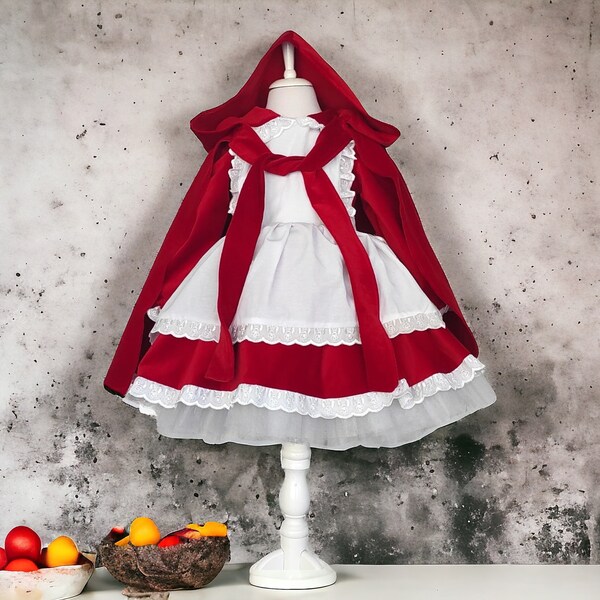 Little Red Riding Hood Costume for Girls - Etsy