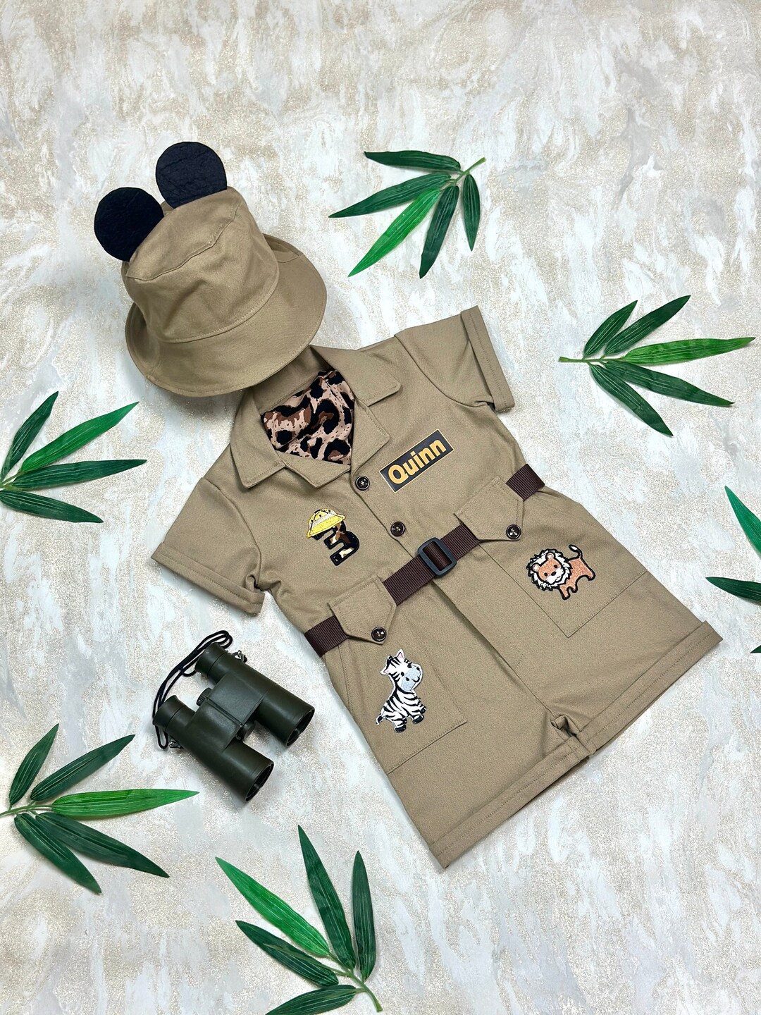 Personalized Safari Outfit for Baby Safari Costume for Adventurous Kids ...