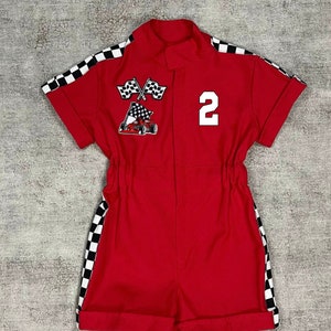 Red Checkered Sides Short Sleeves Shorts Custom Personalized Unisex ...