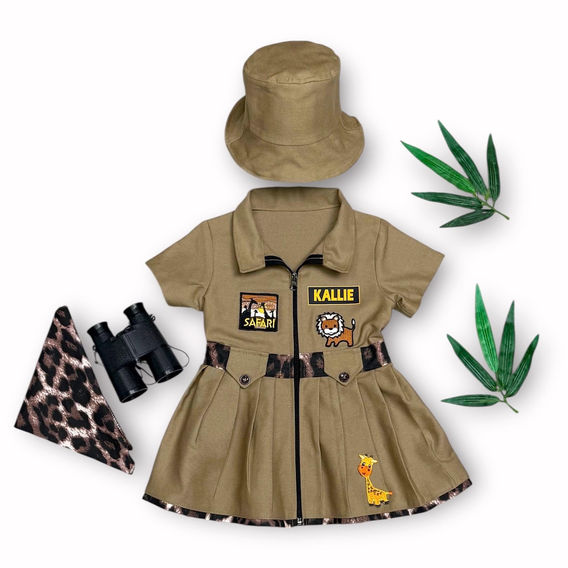 Personalized Safari Dress for Toddlers – Wild One Birthday & Halloween ...
