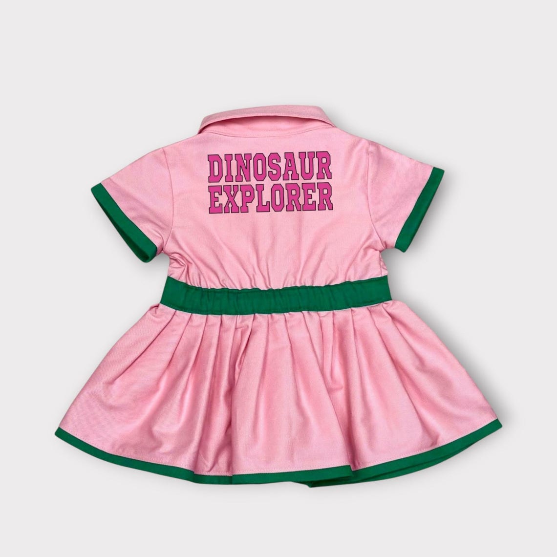 Girl Dinosaur Birthday Outfit - Custom Dinosaur Explorer Dress for ...