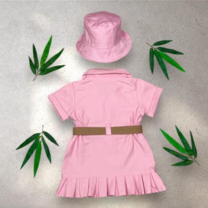 Pink Dinosaur Explorer Dress - Dino Party Outfit for Girls - Kids ...