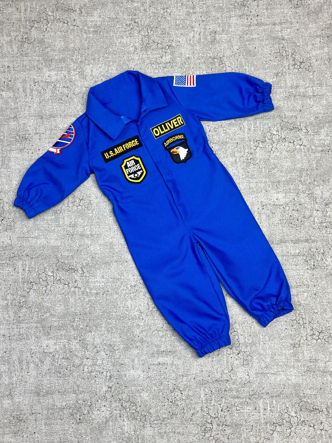 Personalized Air Force Fighter Pilot Costume Blue Millitary Uniform for ...