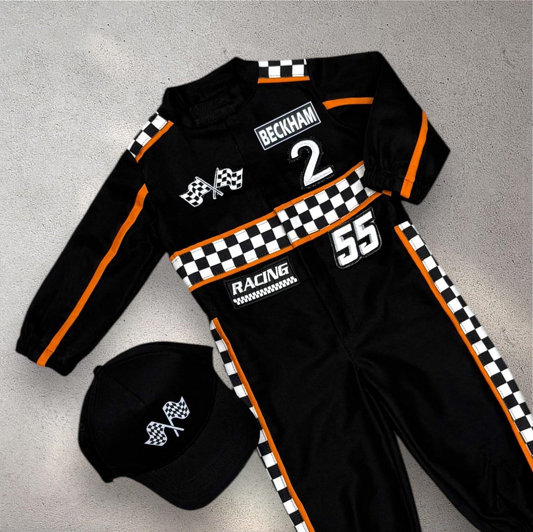Fast One Birthday Suit - Toddler Race Car Costume - Kids Racing ...