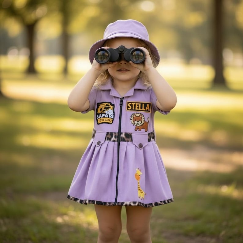 Personalized Safari Dress – Wild One Birthday – Toddler Safari Outfit ...