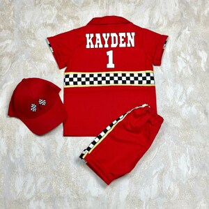 Personalized Racing Outfit Fast One Birthday Racing Suit Kids Racing ...