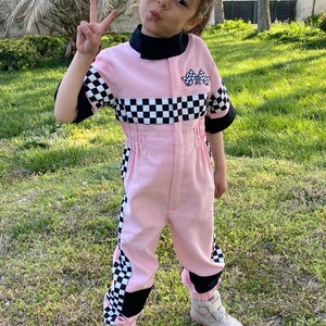 Pink Short Sleeve Custom Personalized Unisex Racing Suit for - Etsy