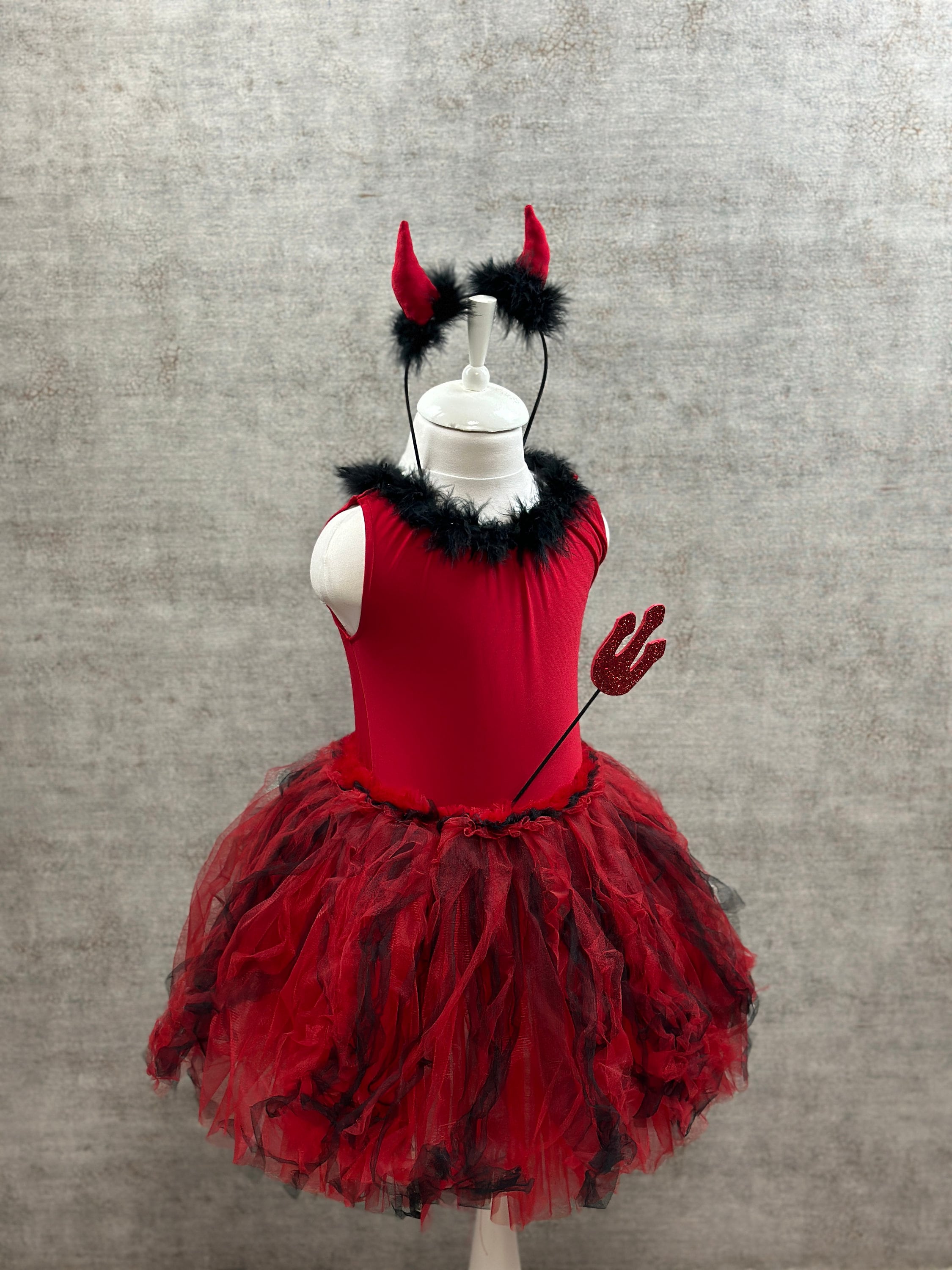 Red Devil Costume Girls Toddlers Kids Halloween Concept - Etsy