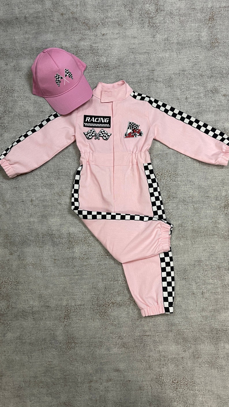 Pink Racing Suit Custom Personalized Unisex Racing Suit for - Etsy