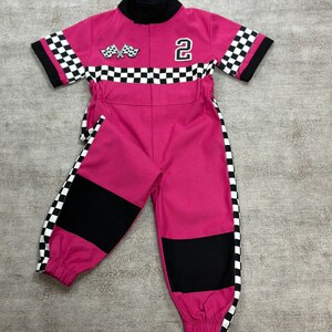 Dark Pink Short Sleeve Custom Personalized Unisex Racing Suit for ...