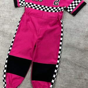 Dark Pink Short Sleeve Custom Personalized Unisex Racing Suit for ...