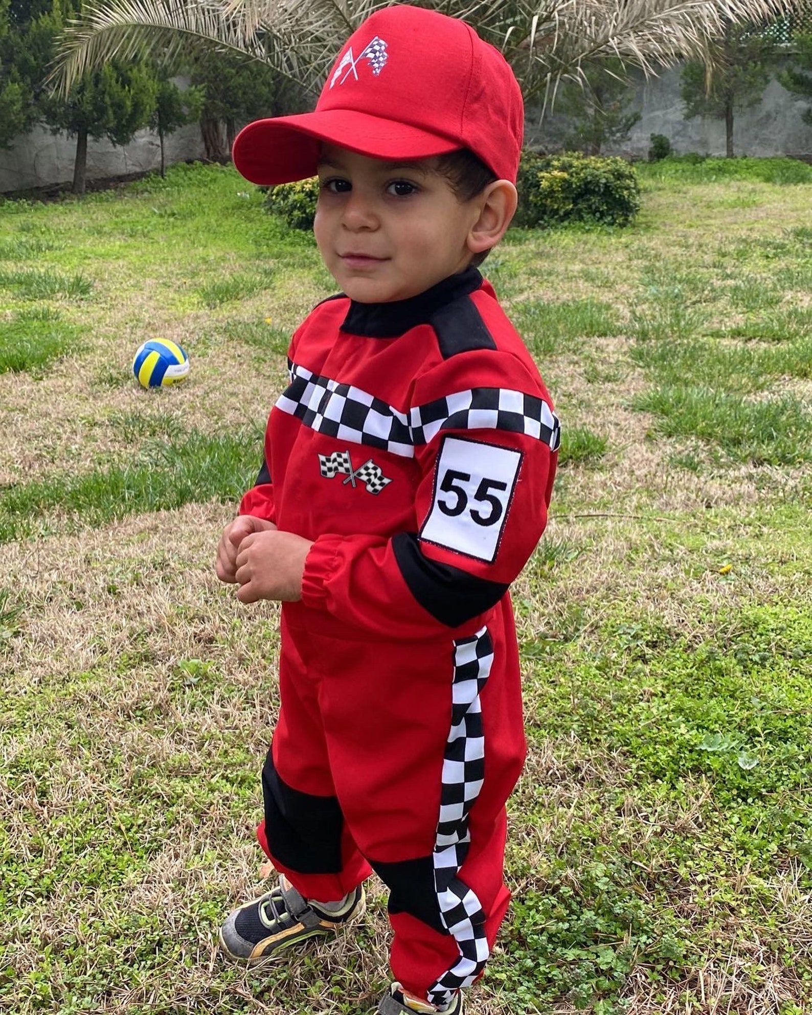 New Style Red Unisex Racing Suit With Constant Patches for - Etsy