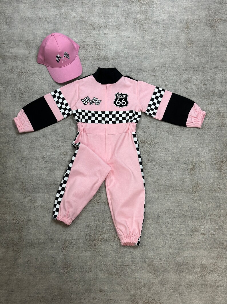 Pink Custom Personalized Halloween Unisex Racing Suit for - Etsy