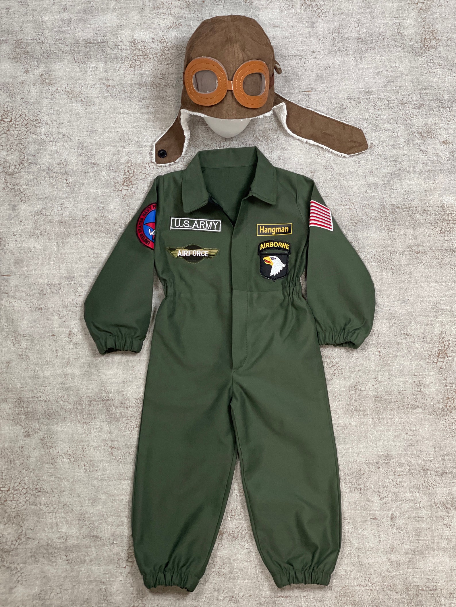 Personalized Aviator Kids Costume Airborne Pilot Helmet Pilot - Etsy