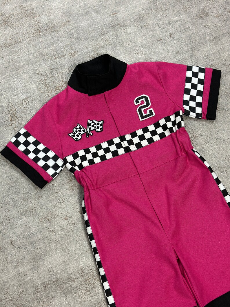 Dark Pink Short Sleeve Custom Personalized Unisex Racing Suit - Etsy