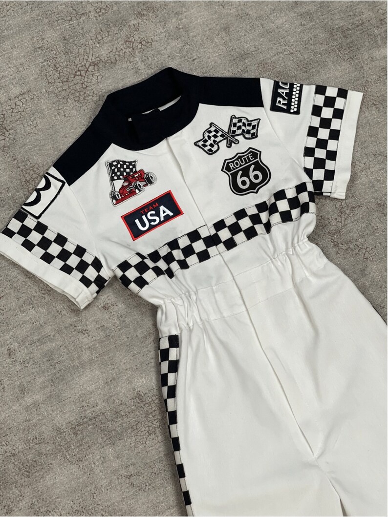 White Checkered Front Short Sleeves Shorts Custom Personalized - Etsy