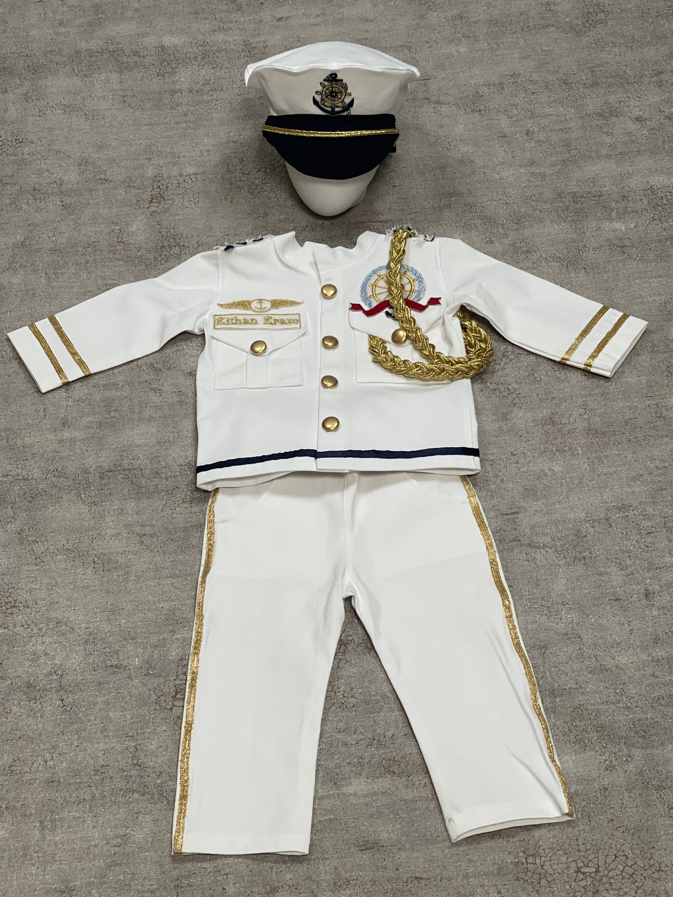 Homemade Sailor Captain Costume