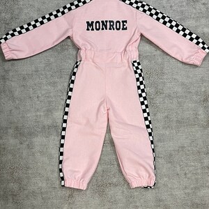Pink Racing Suit Custom Personalized Unisex Racing Suit for - Etsy