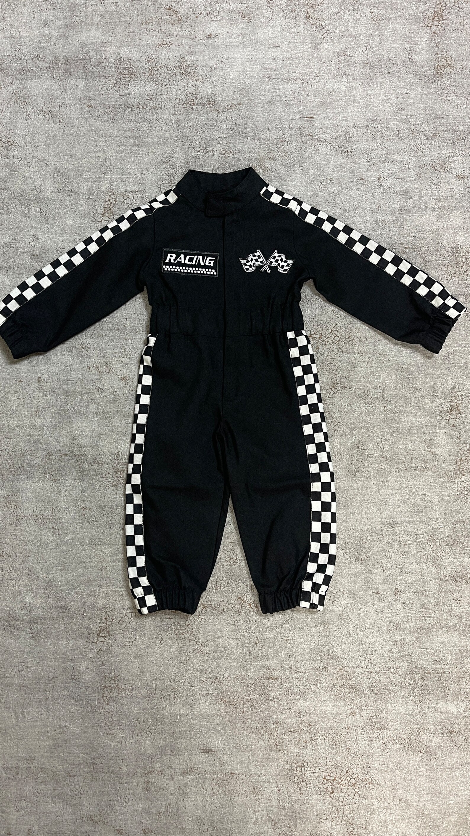 Black Custom Personalized Unisex Racing Suit for 1st Birthday - Etsy