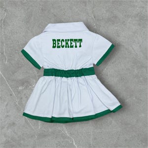 Custom Caddy Dress - Personalized Golf Outfit for Girl - 1st Birthday ...