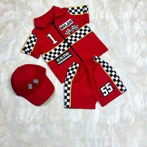 Personalized Racing Outfit Fast One Birthday Racing Suit Kids Racing ...
