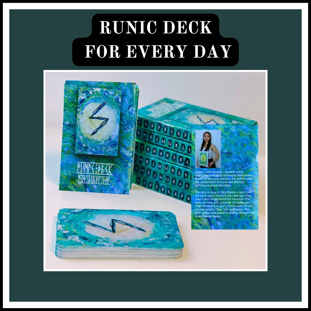 Runes, Runic Deck for Every Day- Ancient Symbols for Modern Guidance ...