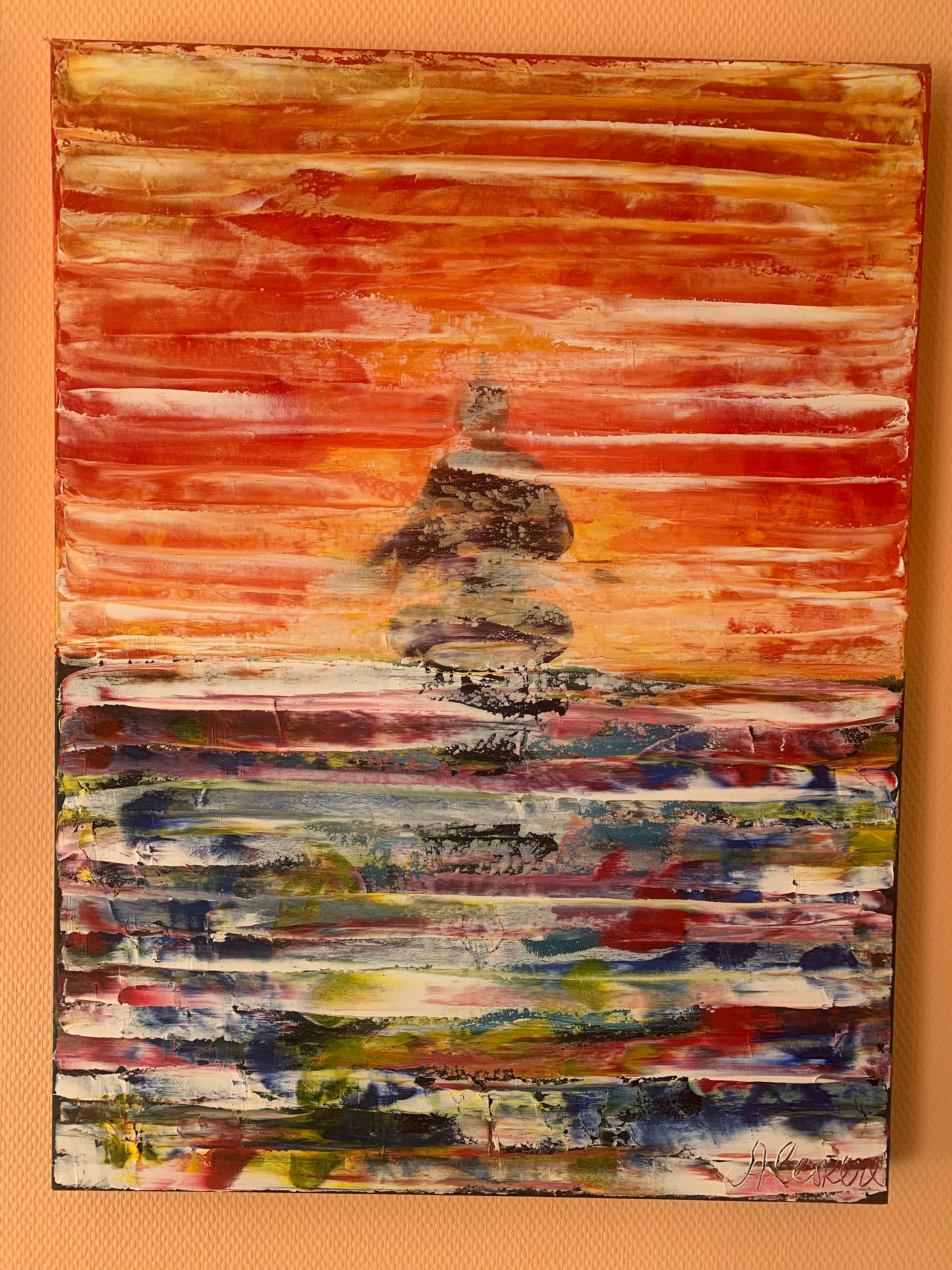 SAMURAI Paintings, Original Paintings, Abstractioin, Painting on Canvas ...