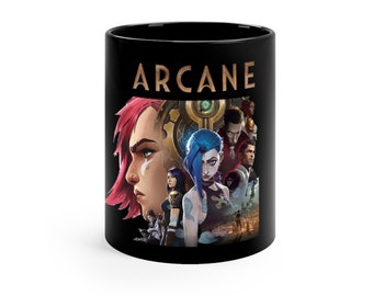 Arcane Black Mug - Etsy