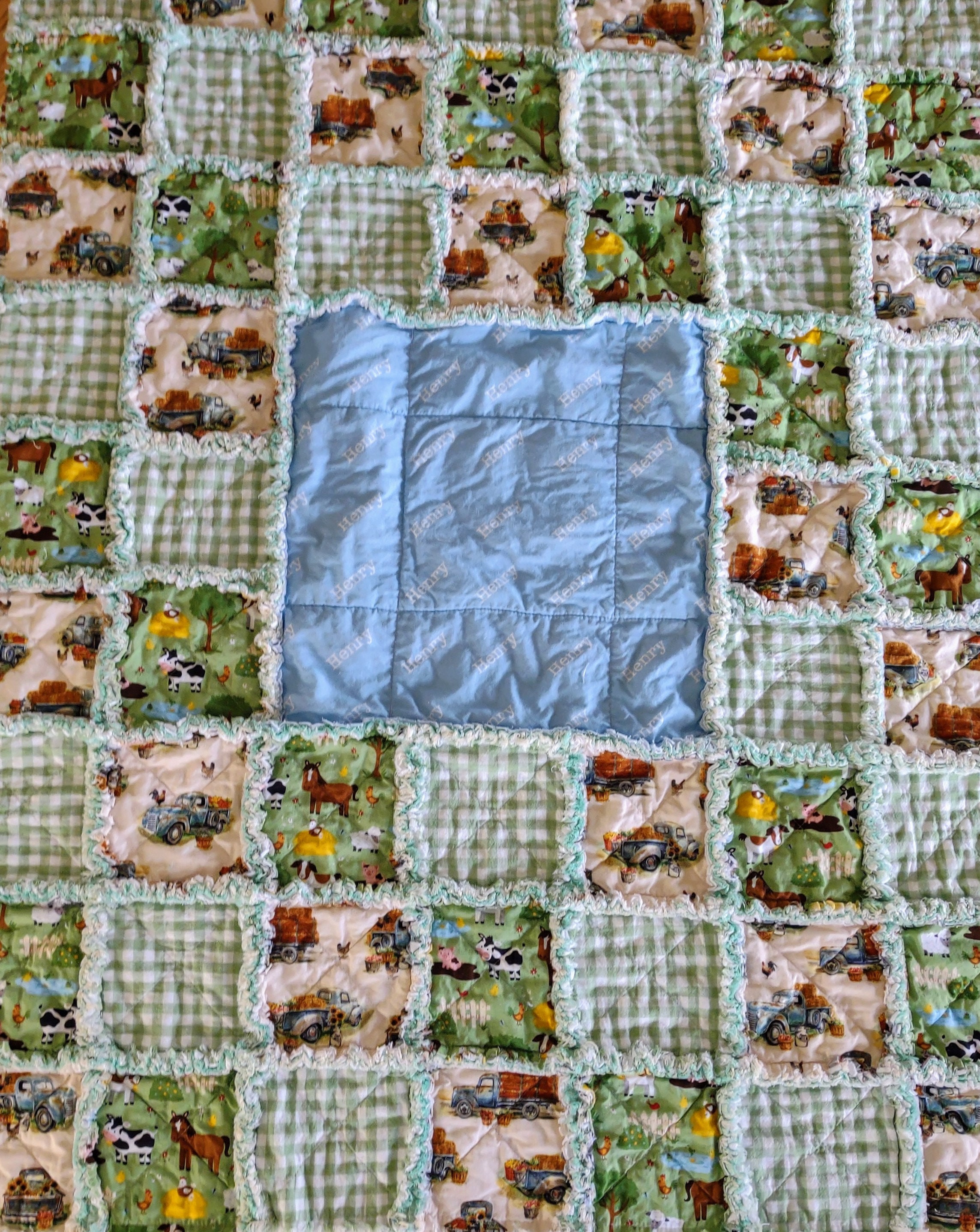 Personalized Rag Quilts, You Choose Size, Name Colors and Themes - Etsy