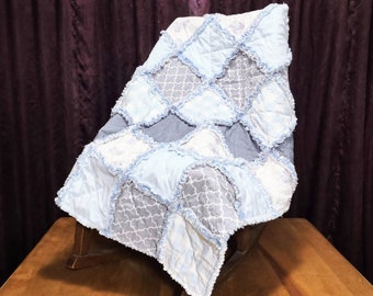 Elephant Baby Rag Quilt - Etsy