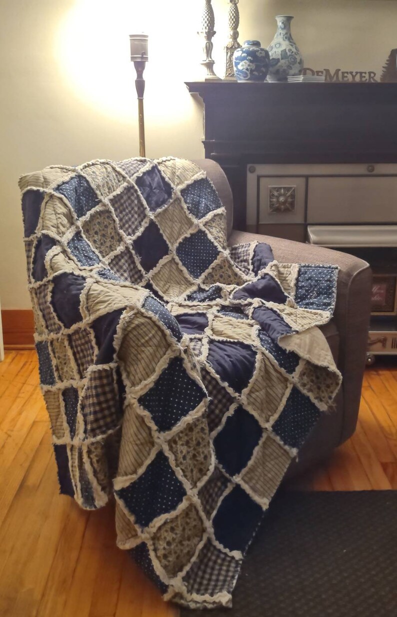 Custom Rag Quilts You Choose Size and Colors - Etsy