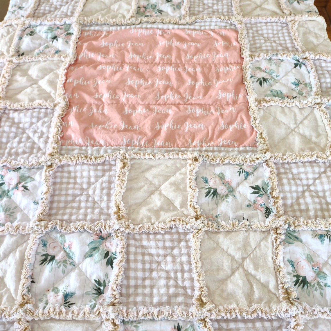 Personalized Rag Quilts, You Choose Size, Name Colors and Themes - Etsy