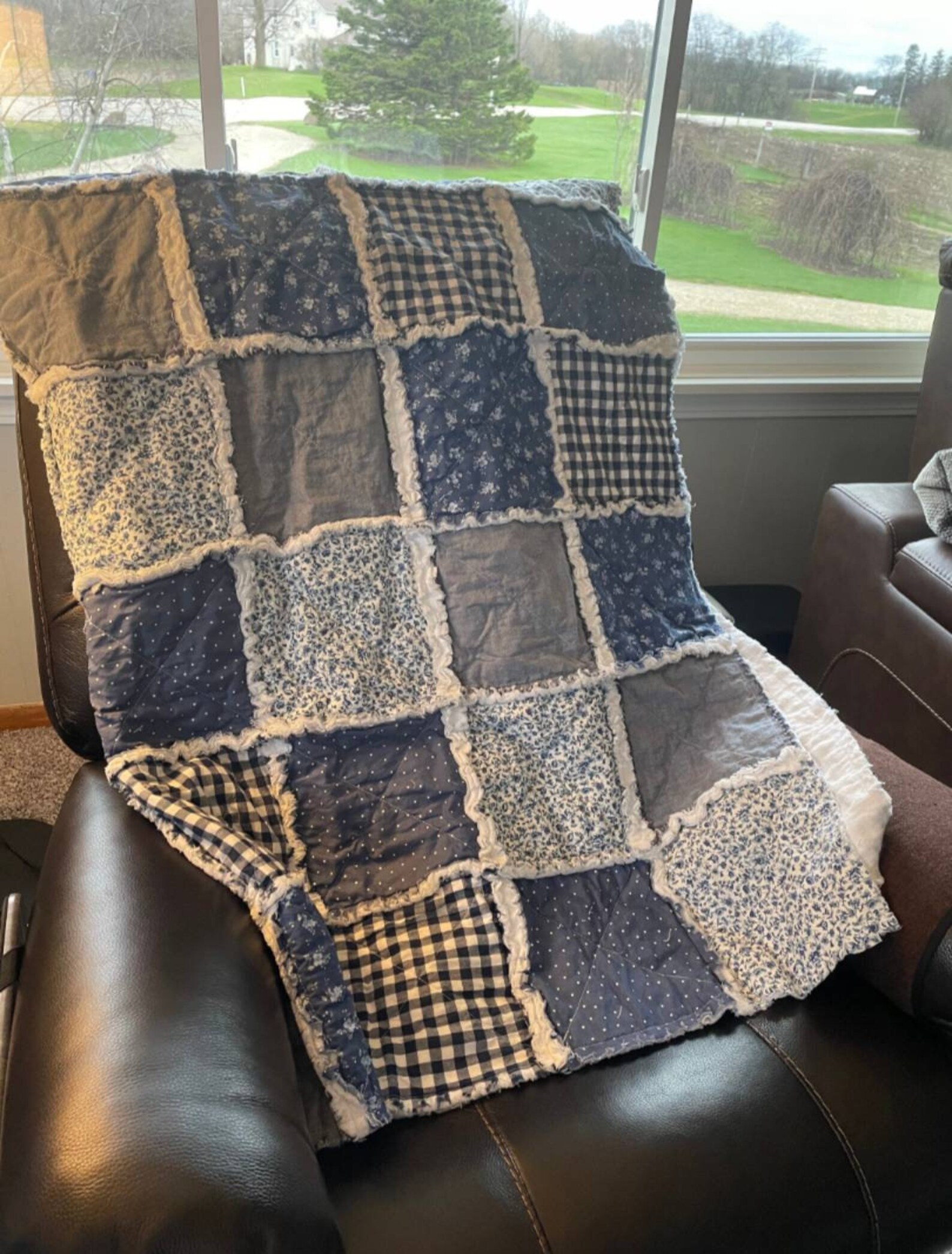 Custom Rag Quilts You Choose Size and Colors - Etsy