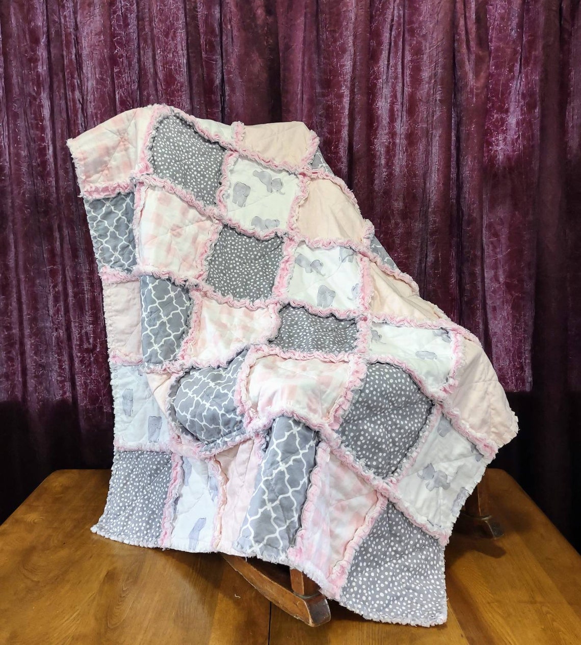 Custom Rag Quilts You Choose Size and Colors - Etsy