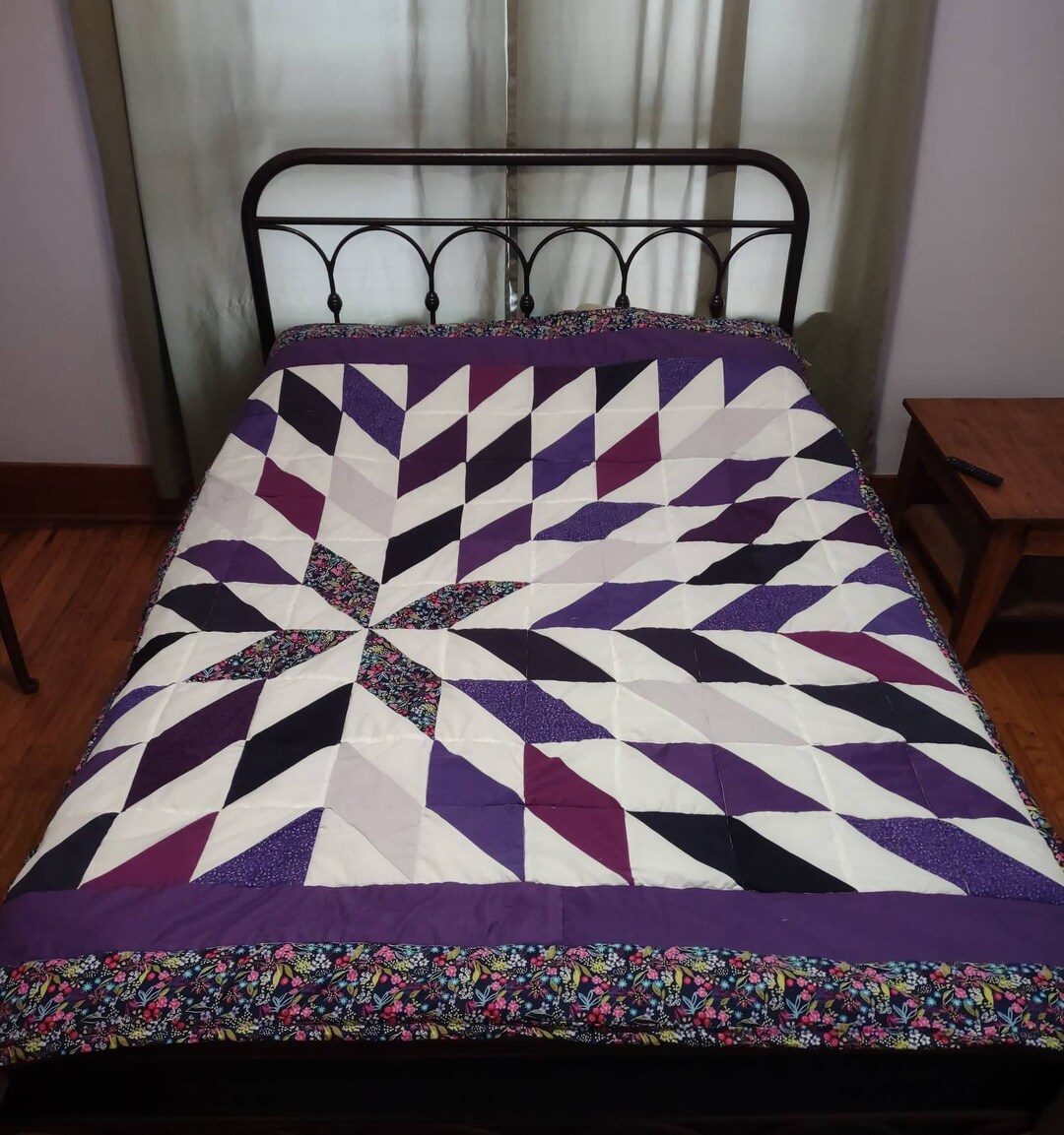 Custom Supernova Star Handmade Quilt Your Choice of Colors - Etsy