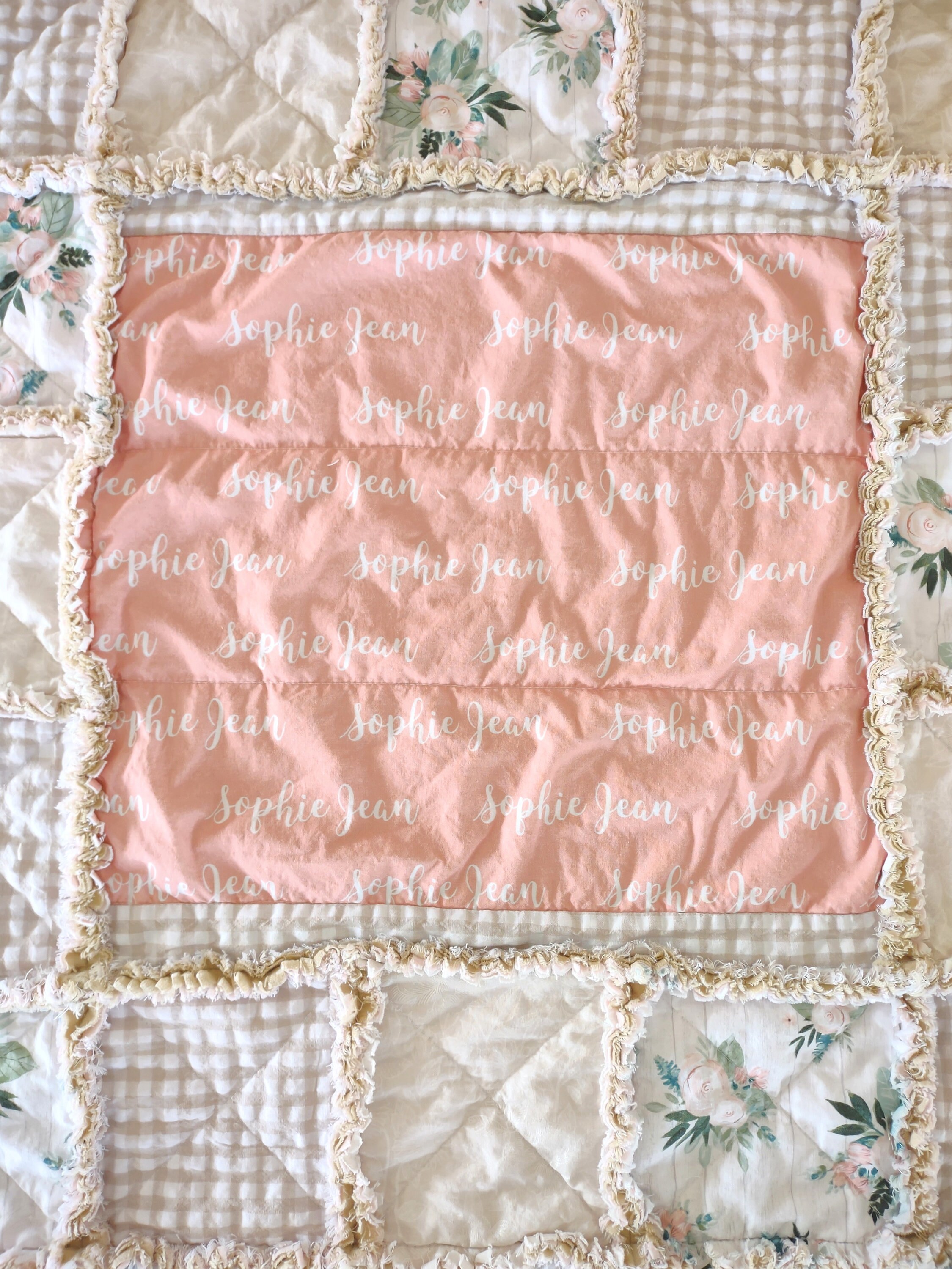 Personalized Rag Quilts, You Choose Size, Name Colors and Themes - Etsy